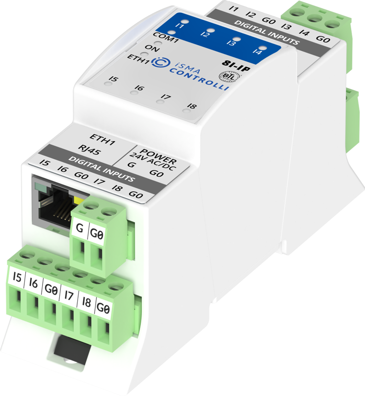 iSMA-B-8I-IP MINI-IP MINI-IP IO mit 8DI | alvasys automation ag